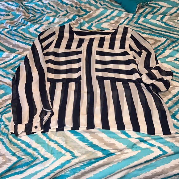 Gianni Bini | Tops | Gianni Bini Sheer Top | Poshmark